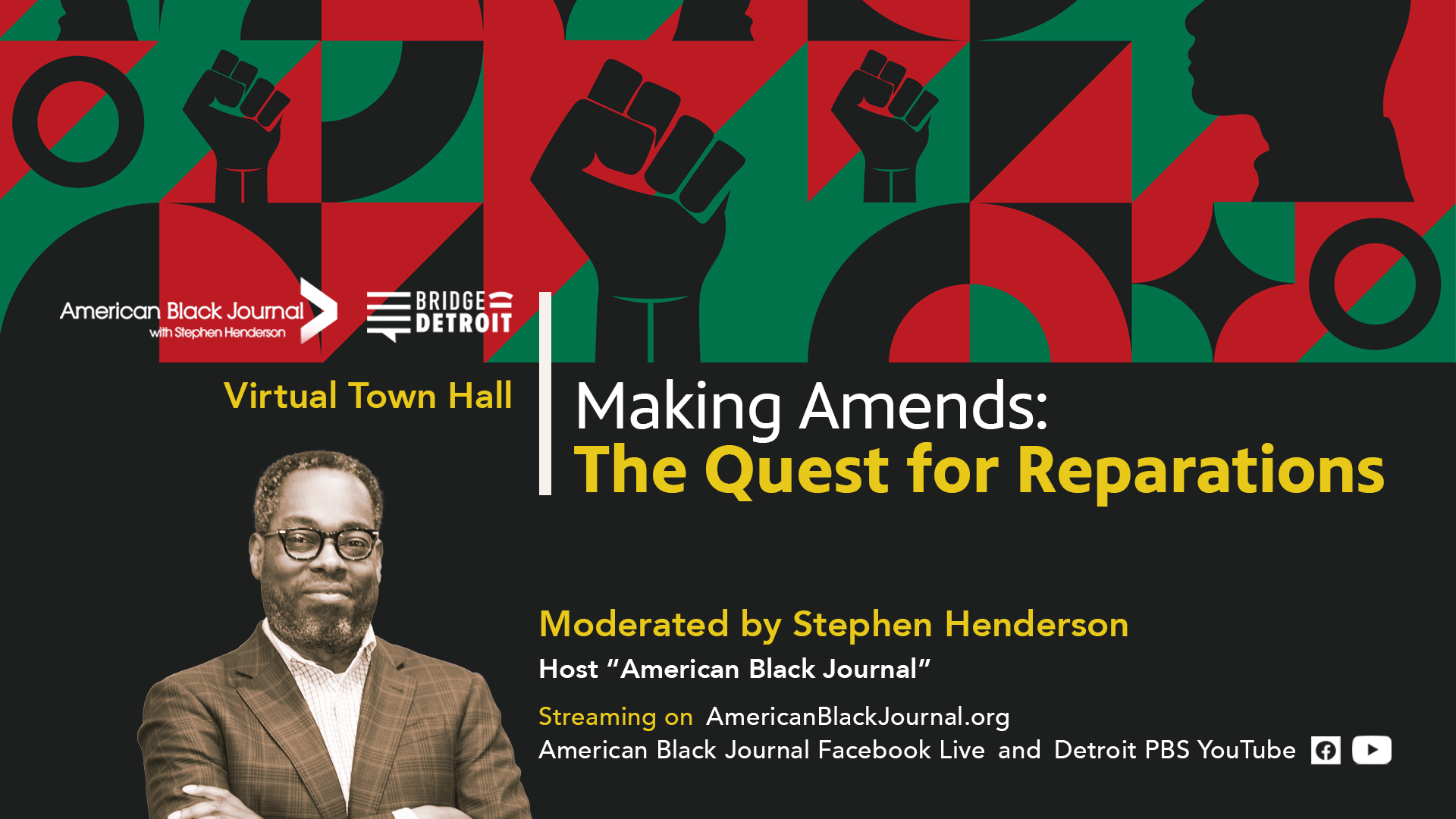 Making Amends: The Quest for Reparations | Virtual Town Hall - Detroit PBS