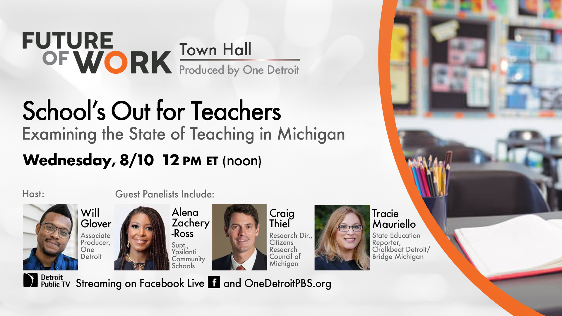 The State of Teaching in Michigan | A Future of Work Town Hall ...