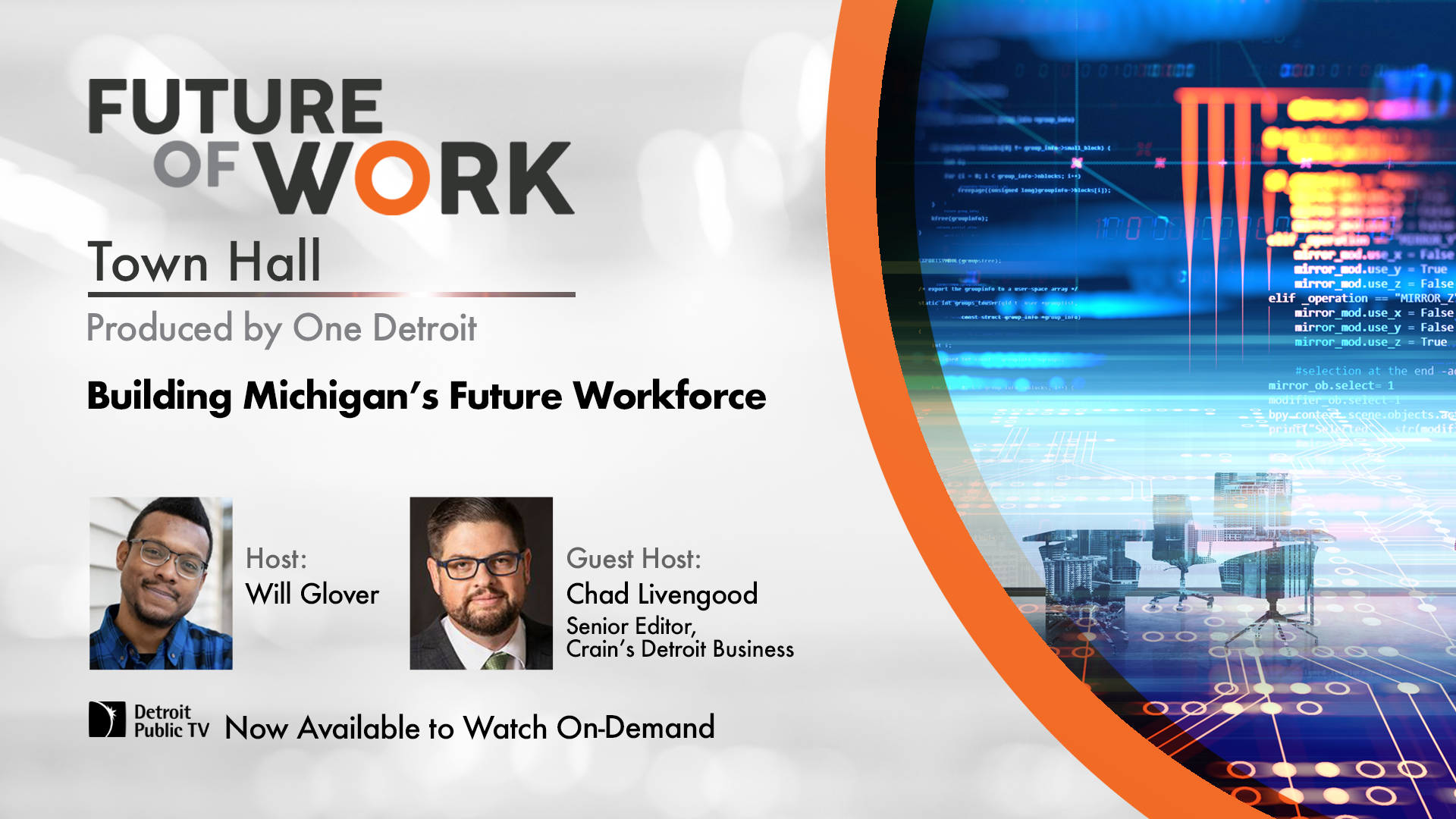 Future of Work Town Hall: Building Michigan's Future Workforce ...