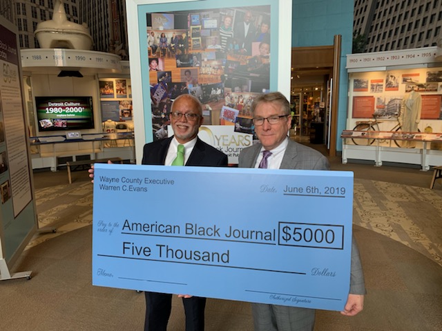 Wayne County Exec. Warren Evans Congratulates American Black Journal ...