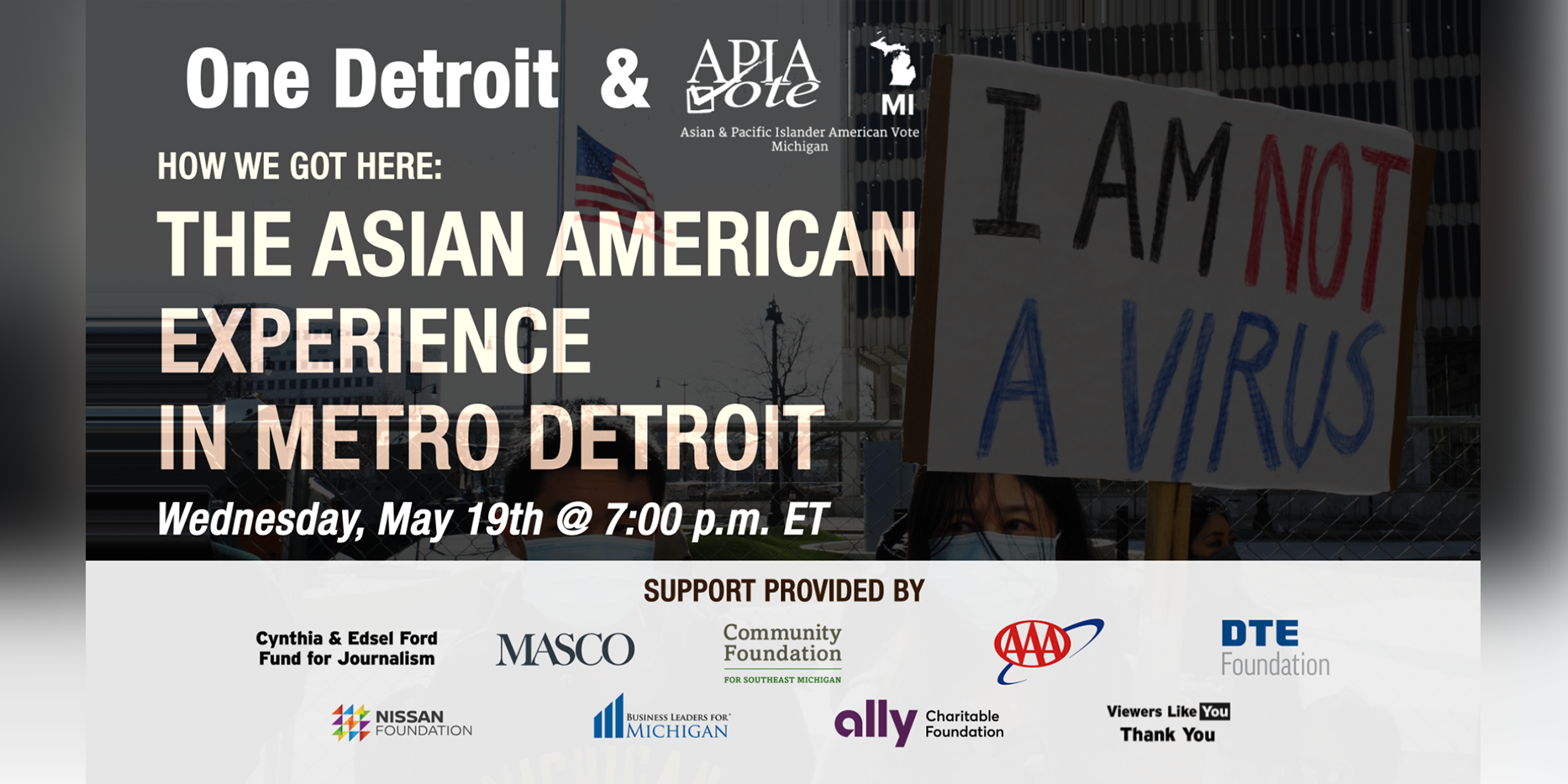 May 19th Virtual Town Hall – How We Got Here: The Asian American ...