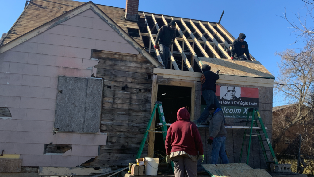 The restoration of Malcolm X’s former home in Inkster, Michigan