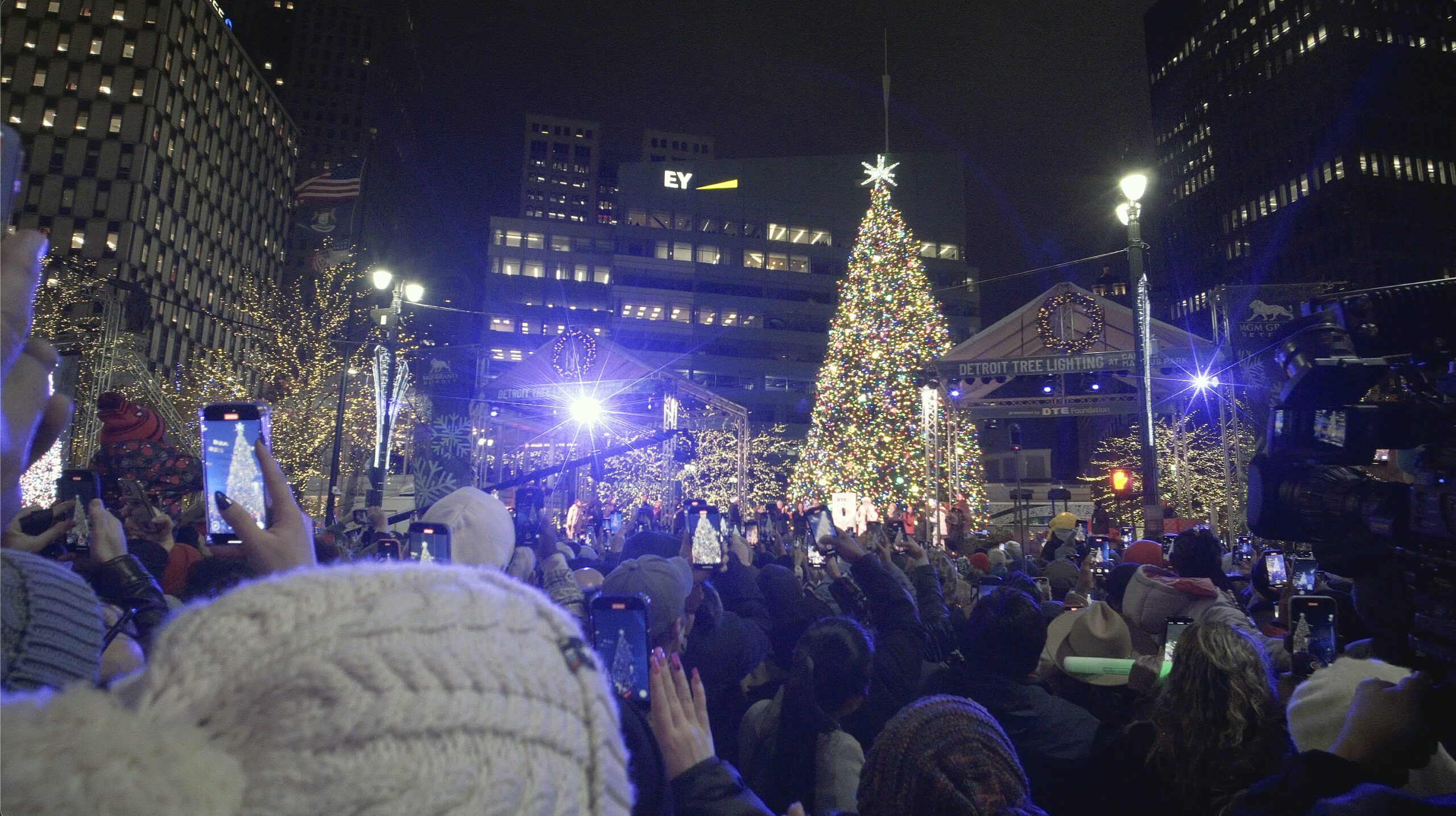 Destination Detroit: A Christmas tree’s journey to Campus Martius Park