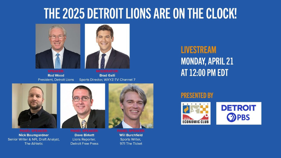 The 2025 Detroit Lions are On the Clock! - Detroit PBS